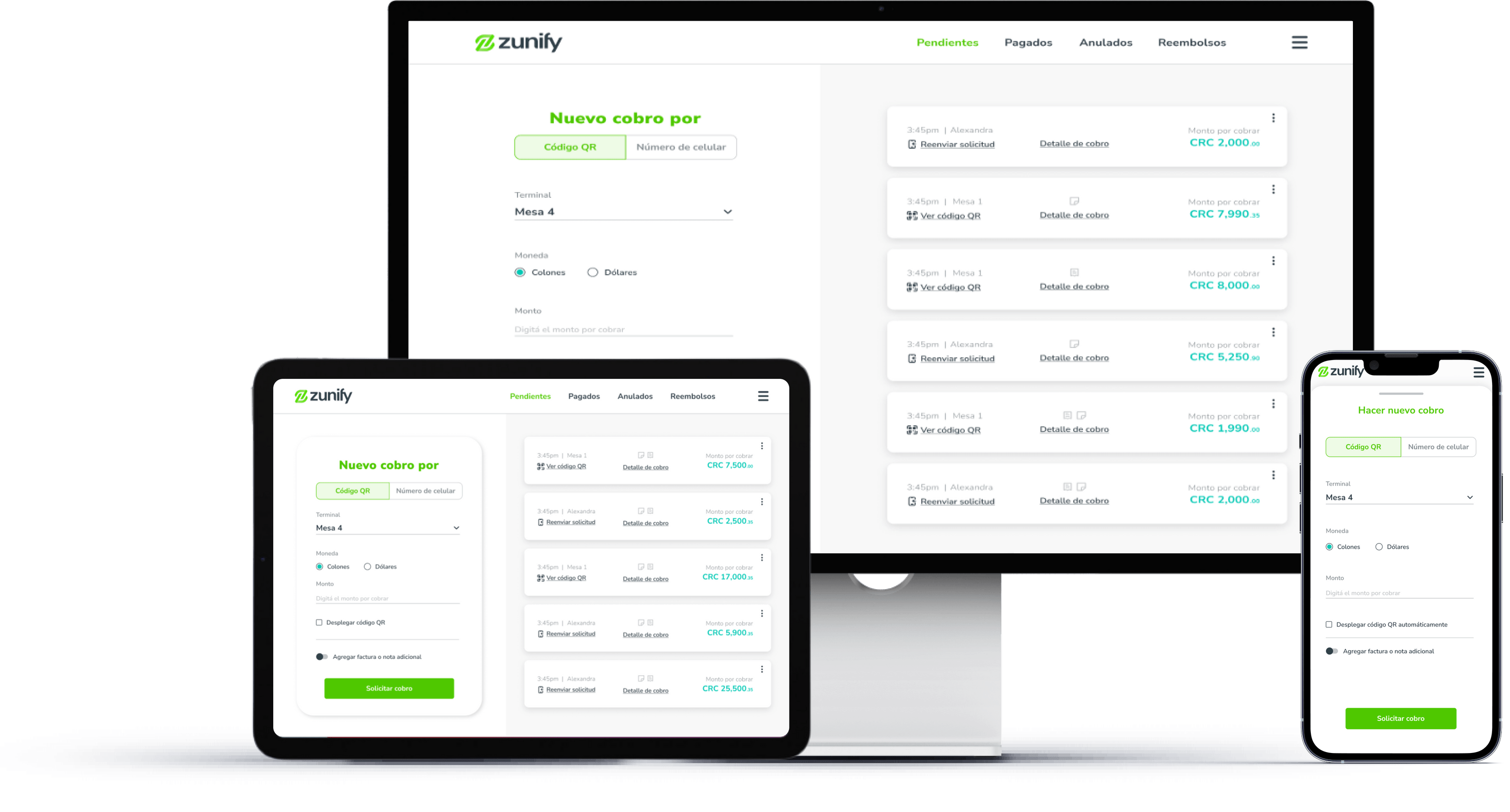 Zunify para Comercios